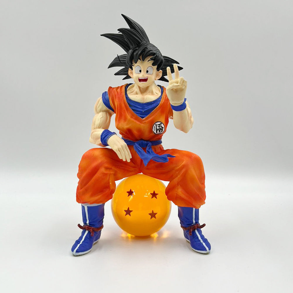 DBZ Son Goku Sitting Dragon Ball Action Figure 20Cm