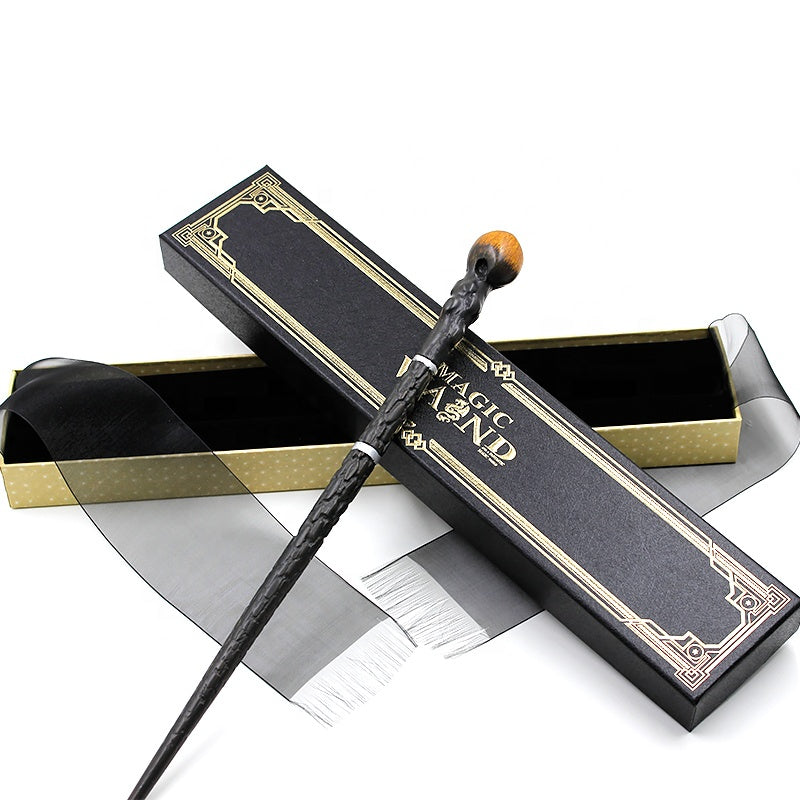 Premium Alastor Moody Magic Wand With Ribbon Box