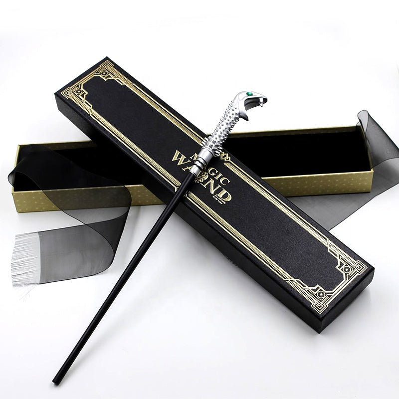 Premium Lucius Malfoy Magic Wand With Ribbon Box