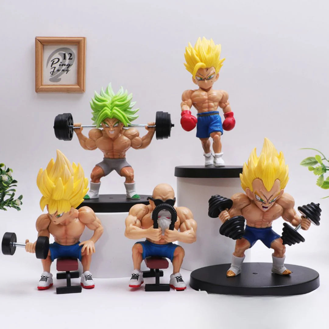 Dragon Ball Z Workouts Set of 5 Action Figure 14cm